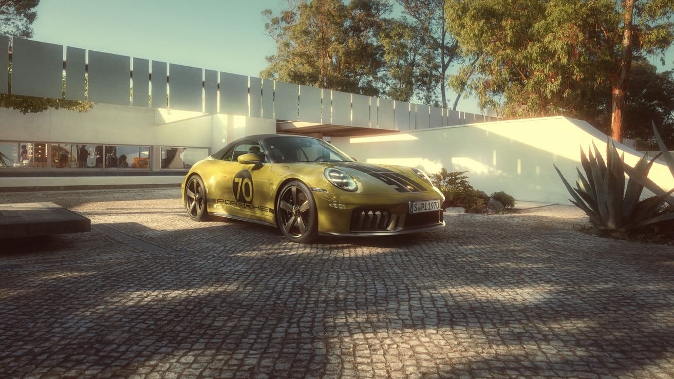 Vroege Magnus Walker-Porsche: potige smurf – Vierenzestig